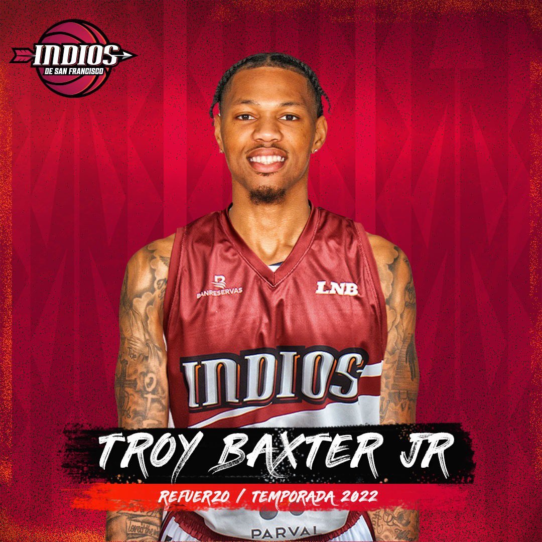 🇩🇴 TROY BAXTER JR COMPLETA LA NÓMINA DE REFUERZOS DE INDIOS DE SAN ...