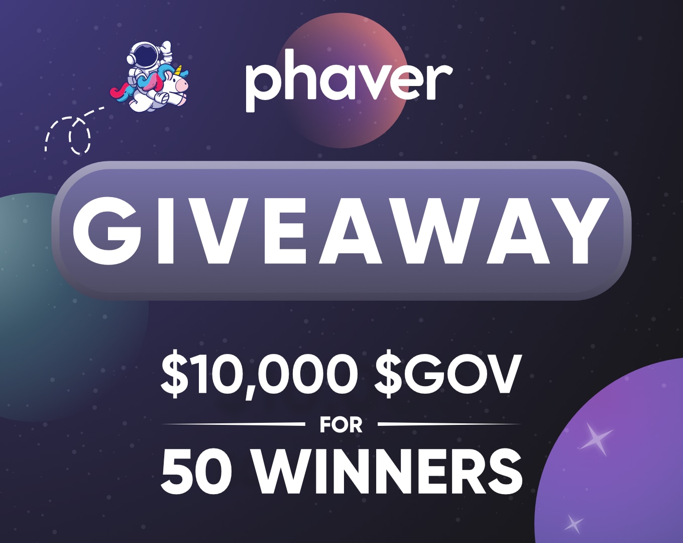 Phaver 🦄 on Twitter: "NEW AIRDROP TO OUR EARLY USERS 🎉 We have another $10,000 worth of our $GOV ...