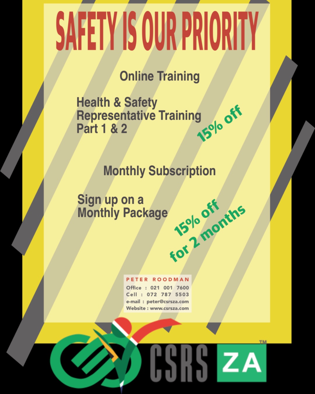 Monthly Safety Poster