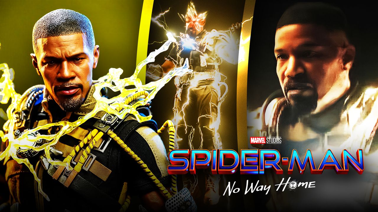Electro Jamie Foxx Poster Tom Holland's Spider Man Attacks Jamie