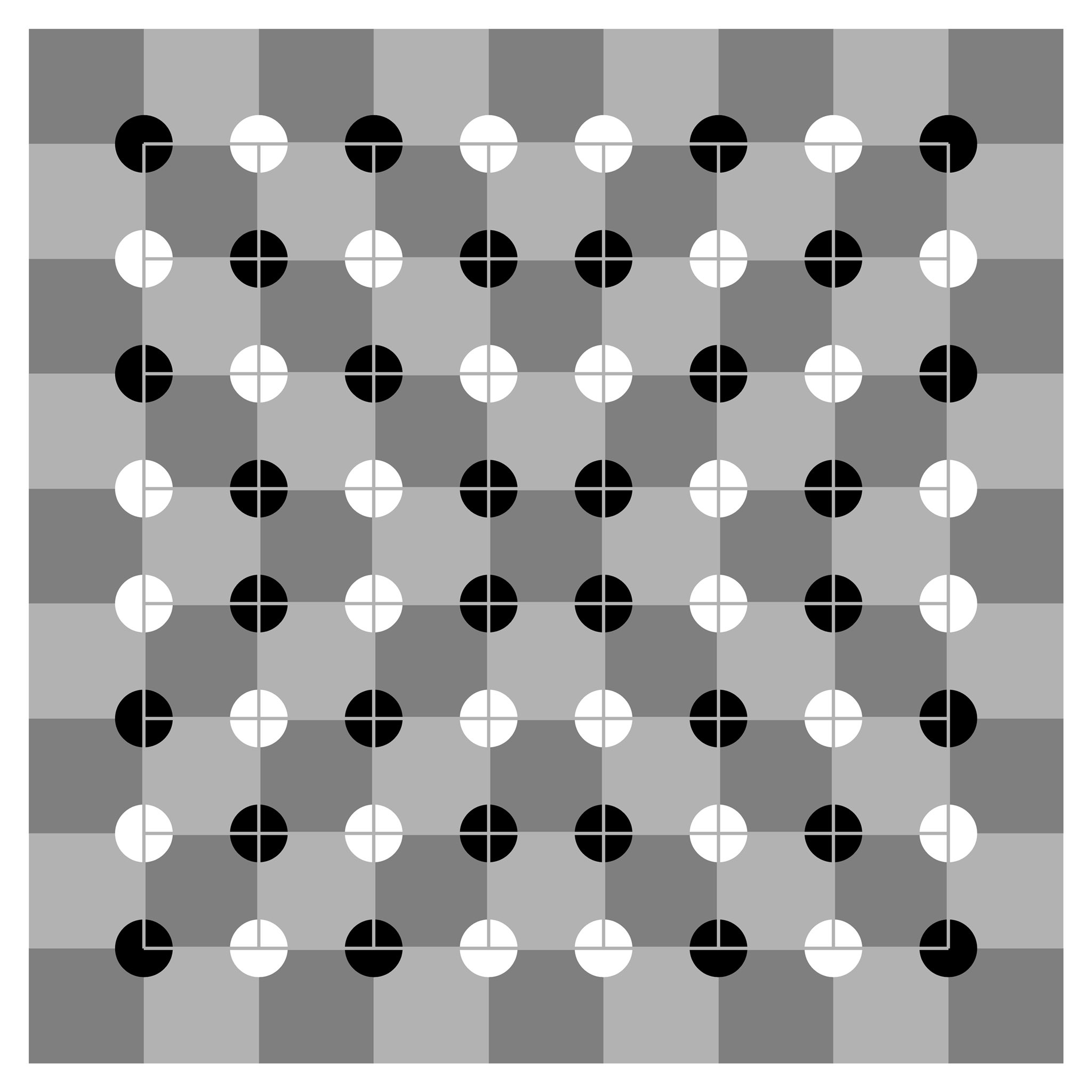 Akiyoshi Kitaoka on Twitter: "Vertical or horizontal gray lines appear to be curved. https://t ...