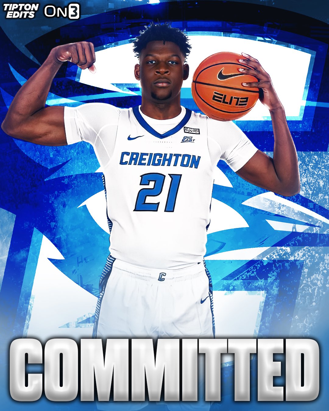 Joe Tipton on Twitter: "2022 four-star international prospect Fredrick King, a 6-foot-10, 220 ...