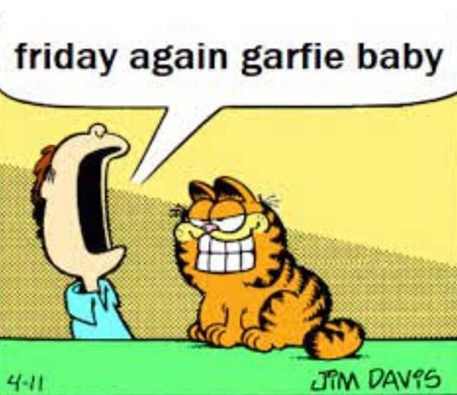 Happy Friday Garfield Animated