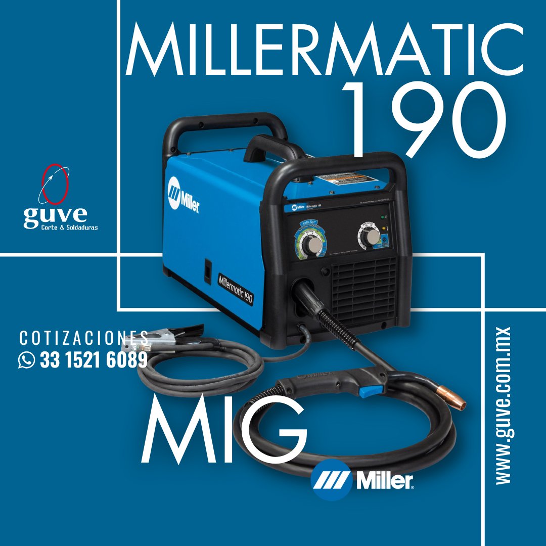 Miller Bobcat on X Soldadora Miller Millermatic 190 COTIZA YA 800 276 5327 3315216089 Soldador Herramientas Industrial https t IHkhj7DqpQ X