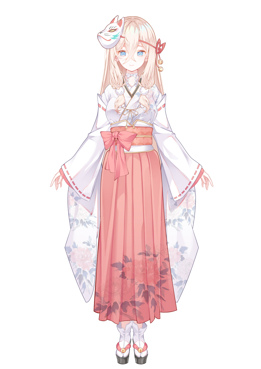 ZUU on Twitter: "vtbキャラデザイン #オリジナル #女の子 #着物 #狐お面 #巫女 https://t.co/qMcr2cmWeK https://t.co ...