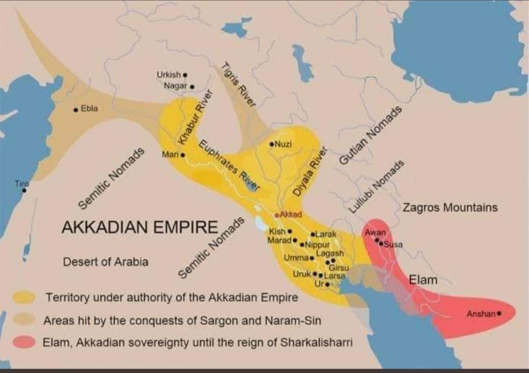 Akkad On World Map