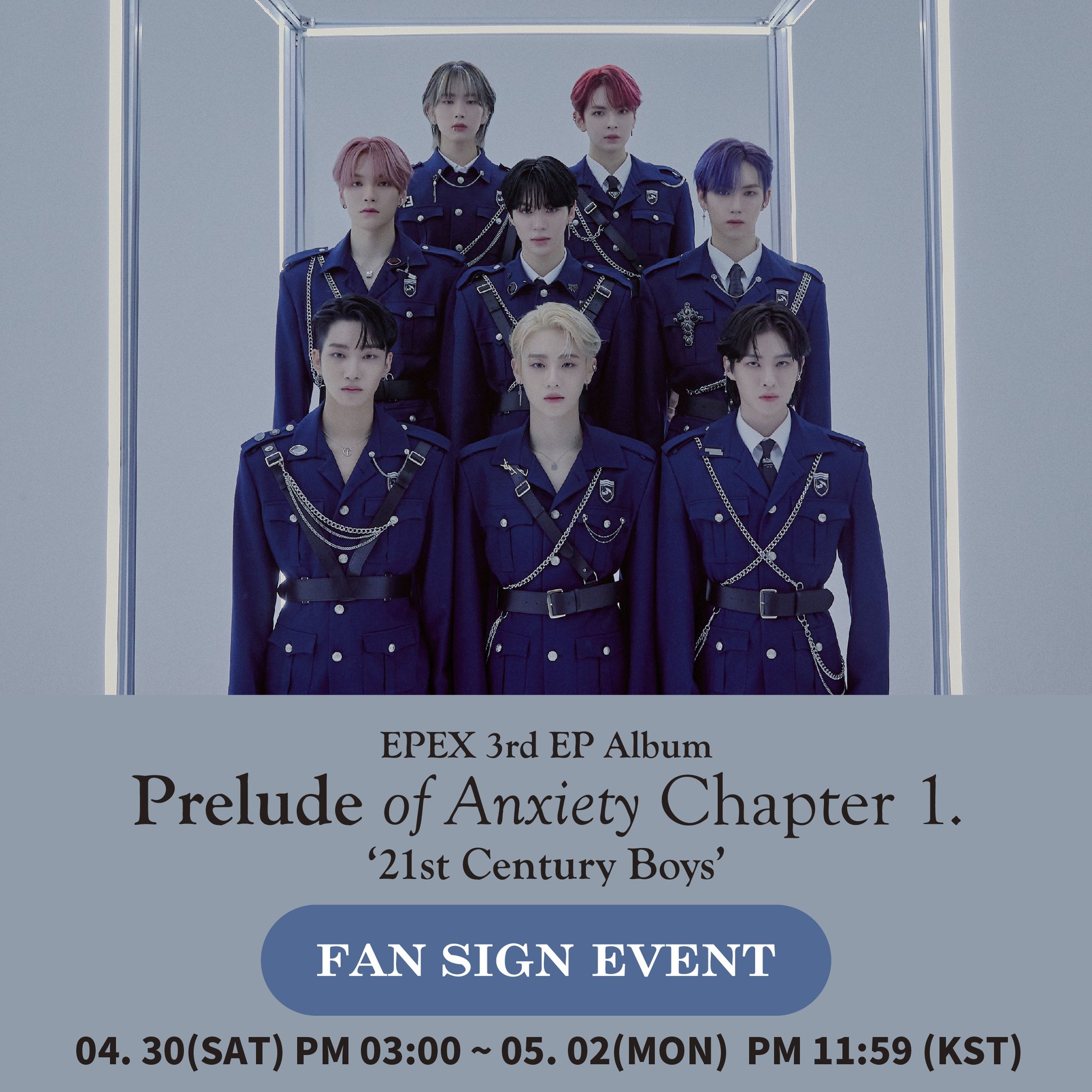 EVERLINE on Twitter: "🧊에버라인 X EPEX 대면 팬사인회 공지 🧊EVERLINE X EPEX FAN SIGN EVENT 응모 기간 : 4/30(SAT ...