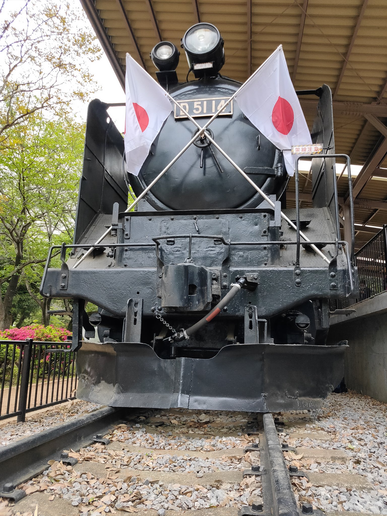D51 14・キハ31保存会【公式】 على تويتر: "【GW企画①！】 こんばんは🌟 4/29〜5/8頃までD51 14に日章旗を取り付けて展示しています！🎌是非この機会に流山運動公園 ...