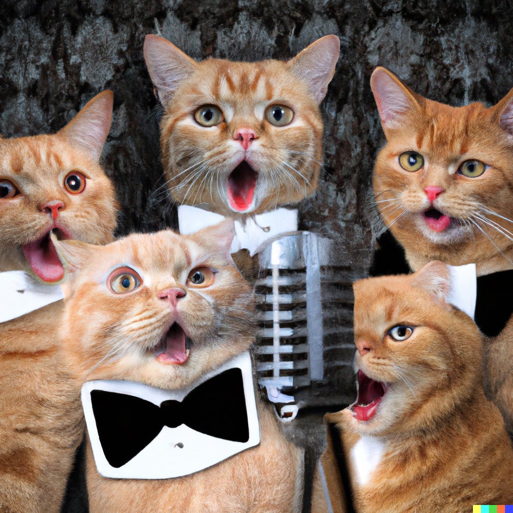 Cats Singing Karaoke