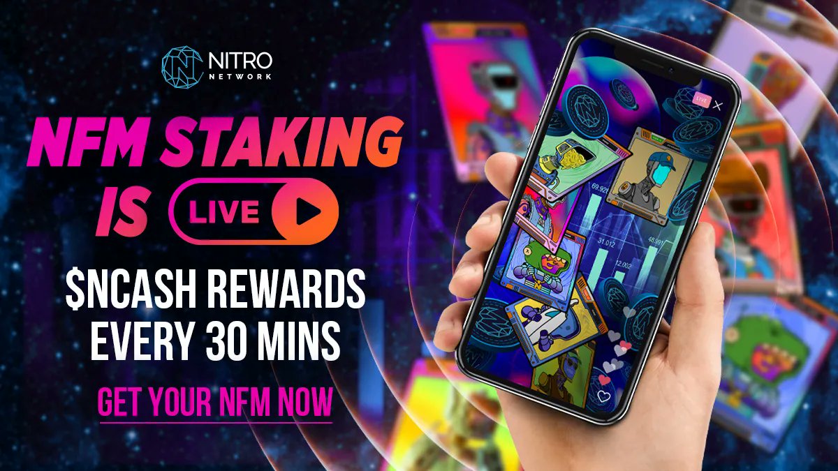 Nitro Network 🔺 on Twitter: "The wait for rewards is OVER! 🚀 Start earning $NCASH EVERY 30 ...