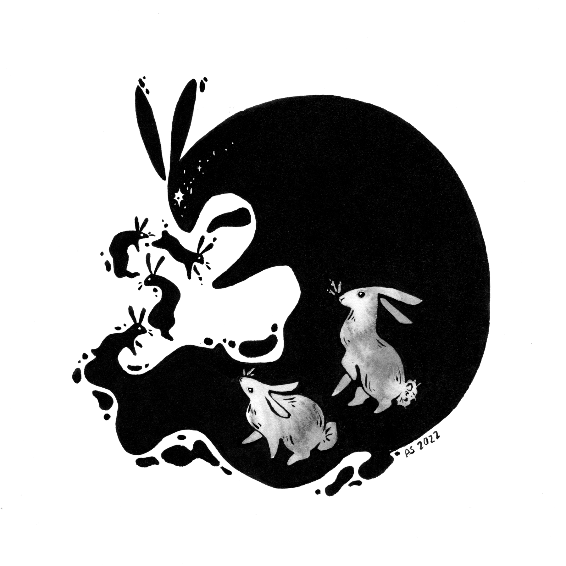Black Rabbit Of Inle Tattoo Watership Down Black Rabbit Of Inlé Art