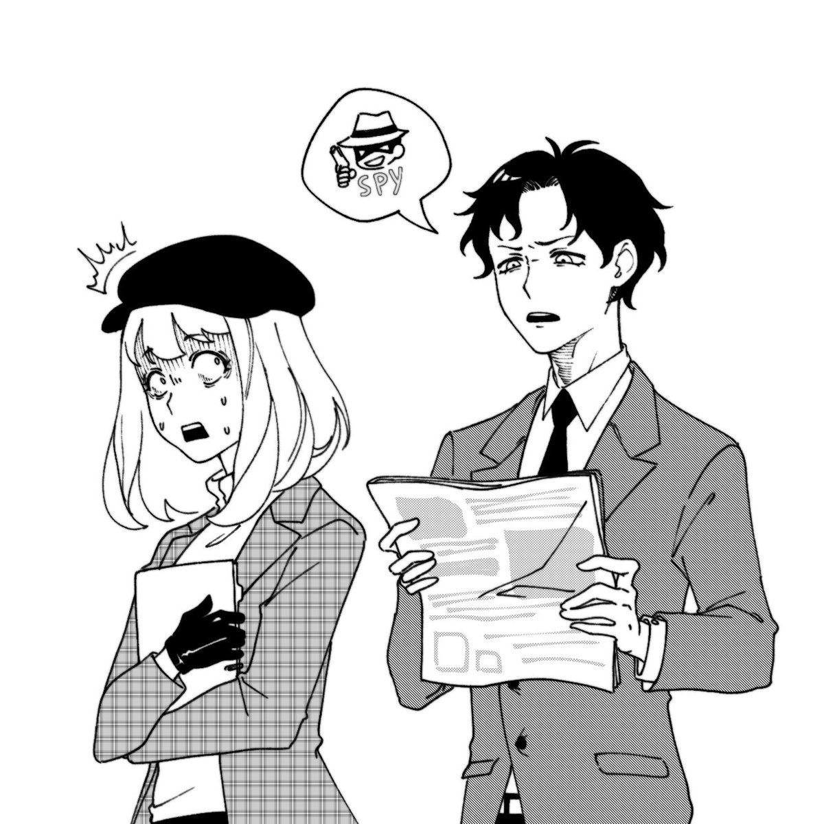 「Some drawings with timeskip anya and damian, anya is spy #SP」Allen ...
