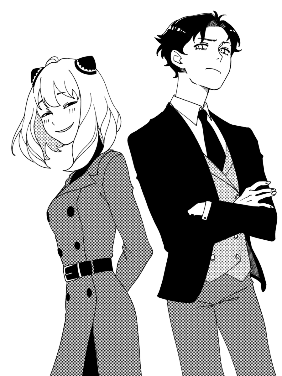 「Some drawings with timeskip anya and damian, anya is spy #SP」Allen ...