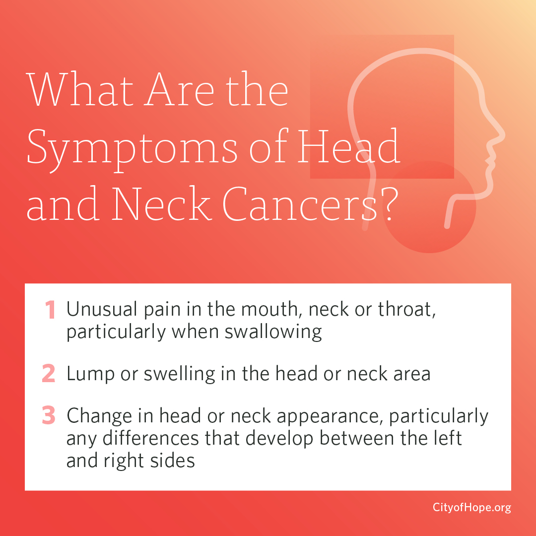 Neck Cancer Symptoms