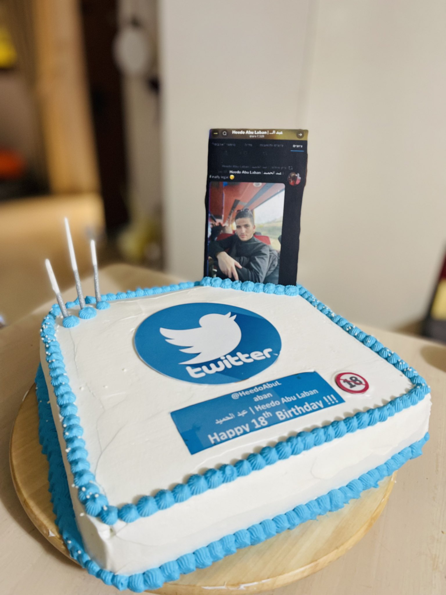 Twitter Birthday Cake