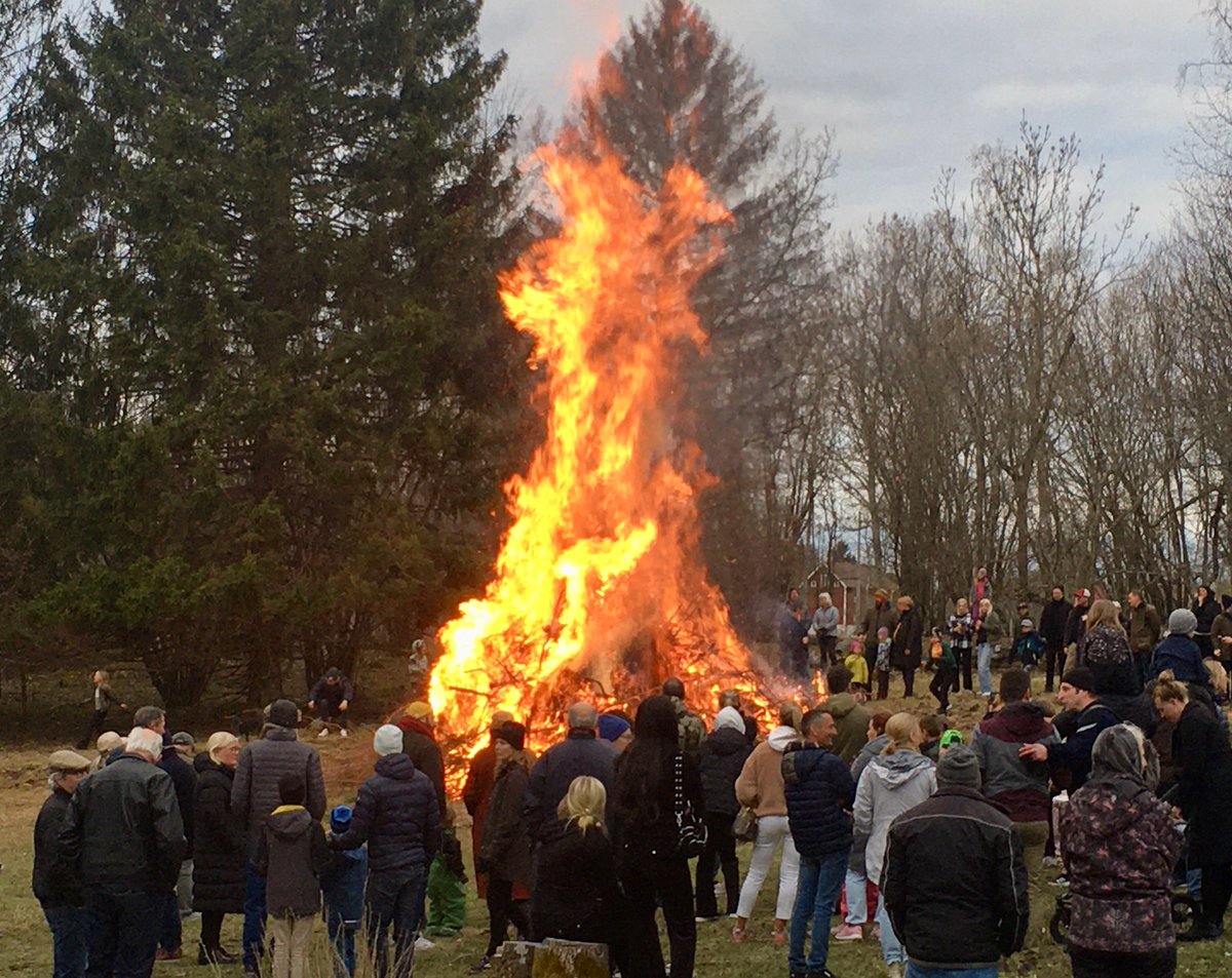 Today was Walpurgis Night! We celebrated this by going and looking at ...