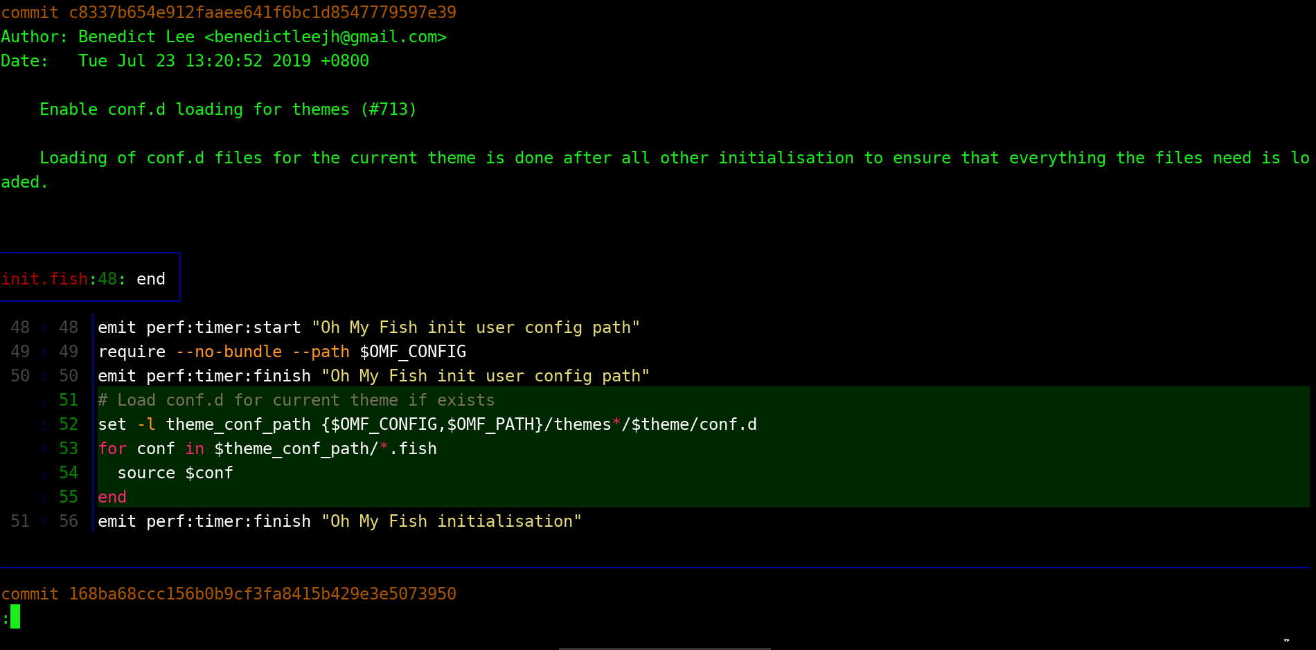 ruanyf on Twitter: "三个很有用的 git 命令。 - git grep ：搜索含有关键词的文件。（图一） - git blame ：查看指定文件每一行的提交人和提交时间 ...