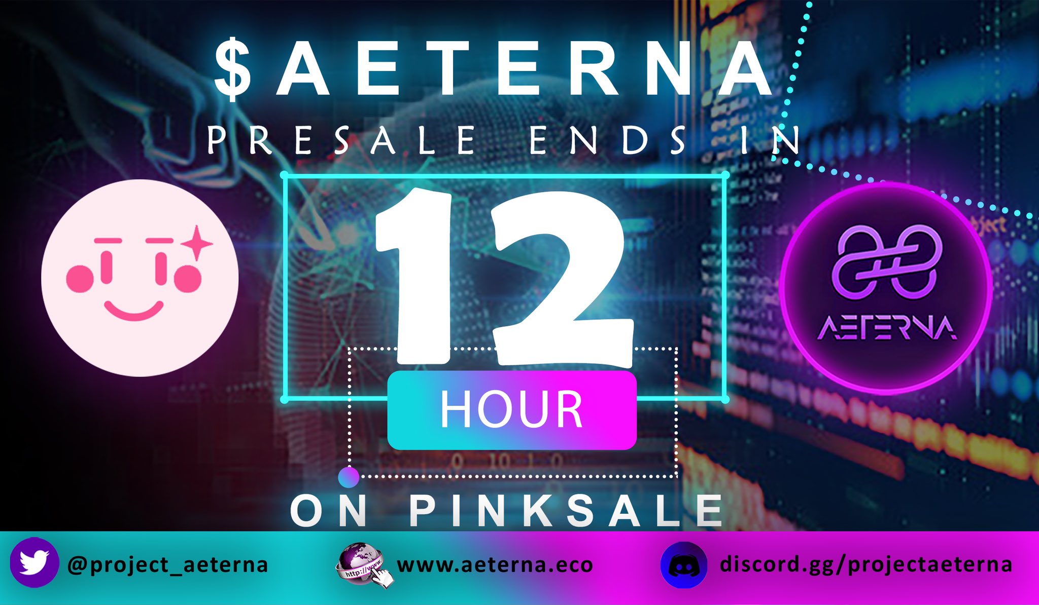 Project Aeterna on Twitter: "#aeterna presale will close in 12 hours , thank you @pinkecosystem ...