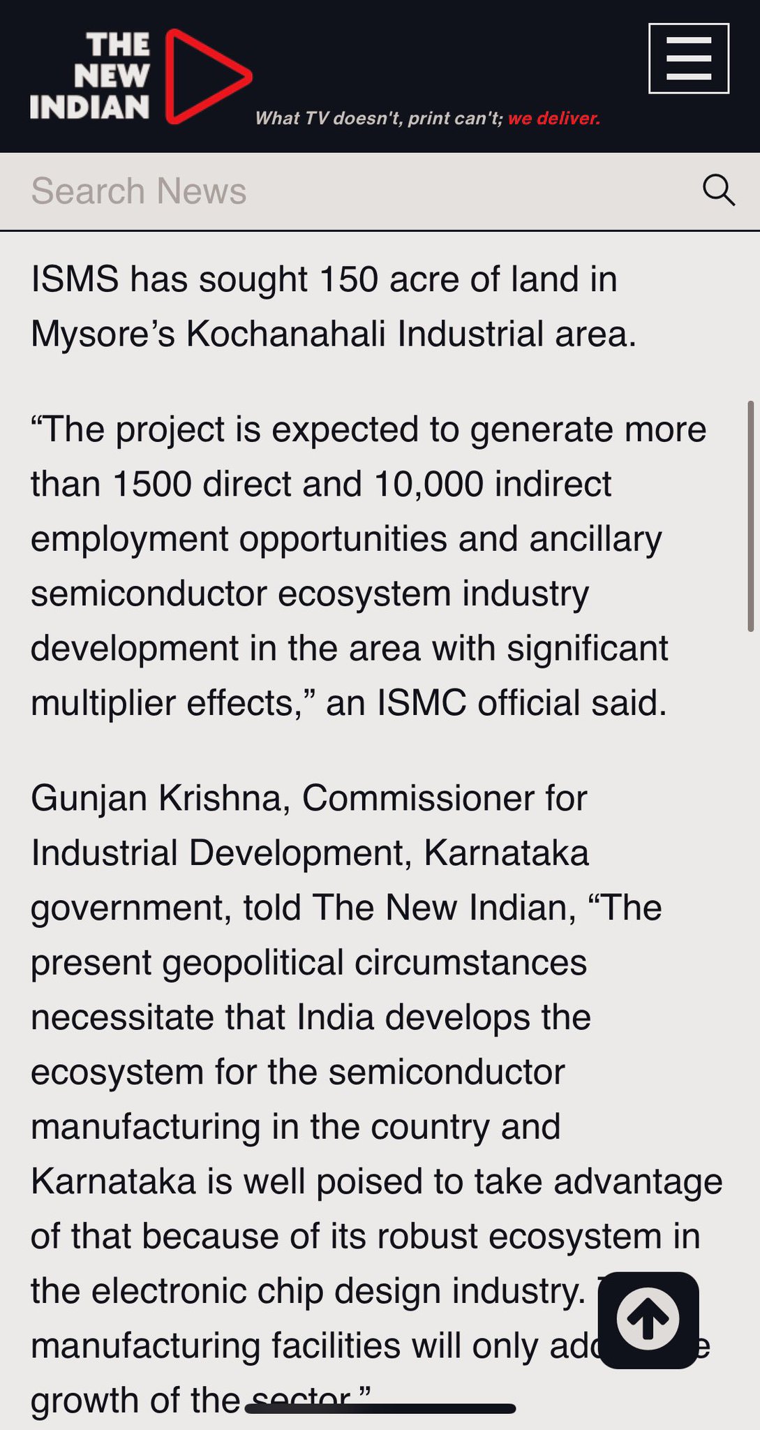 Rohan Dua on Twitter: "ISMC, a JV between Israel-based Tower Semiconductor, its principal ...