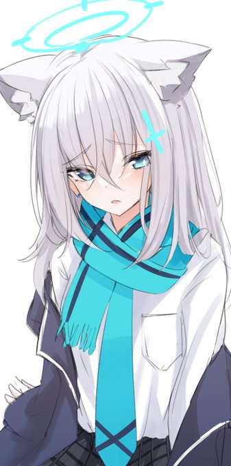 「shiroko (blue archive) school uniform」Fan Art(Popular)｜2pages