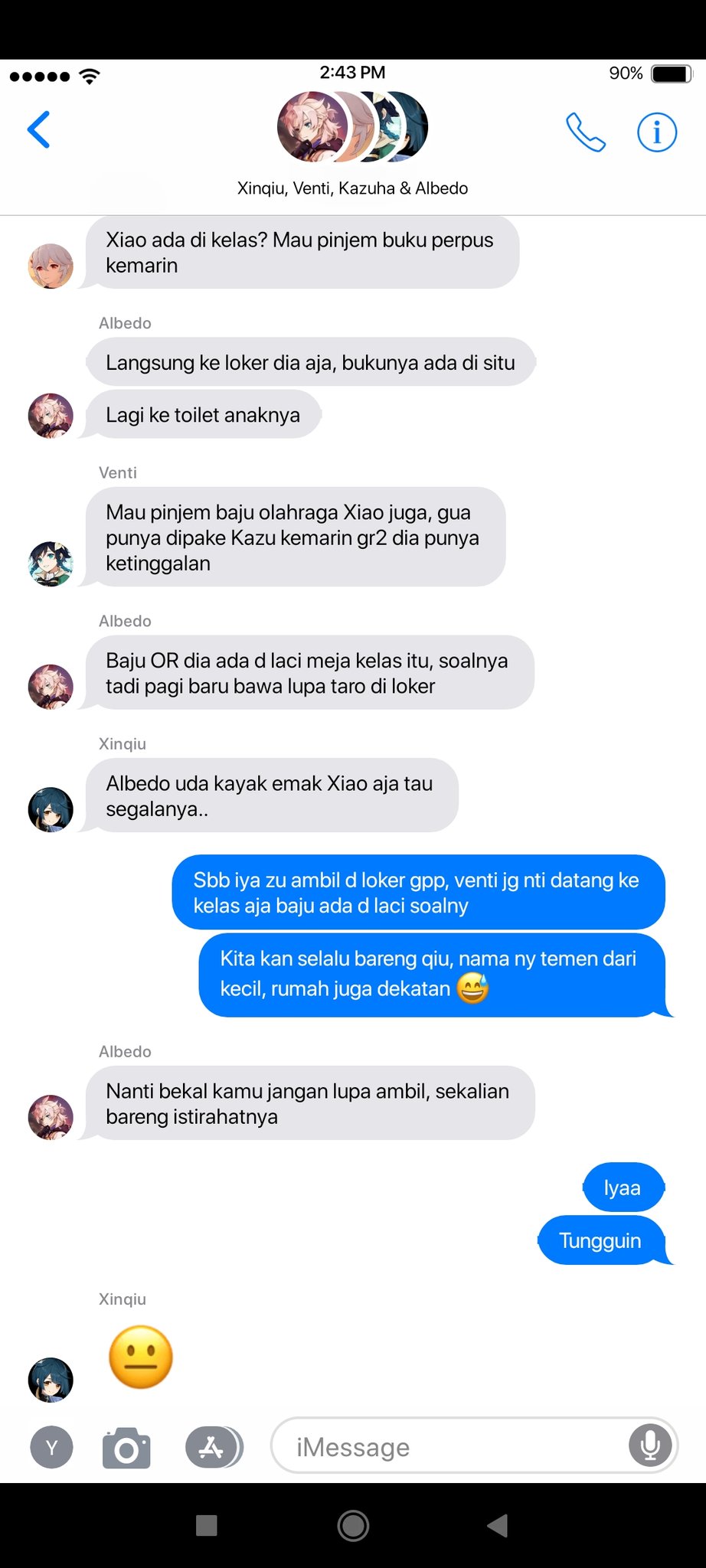 GABUNG KOMUNITAS FANFICTION 📌 on Twitter: "au! cw // bxb, albedo x xiao, albexiao ada yang ...