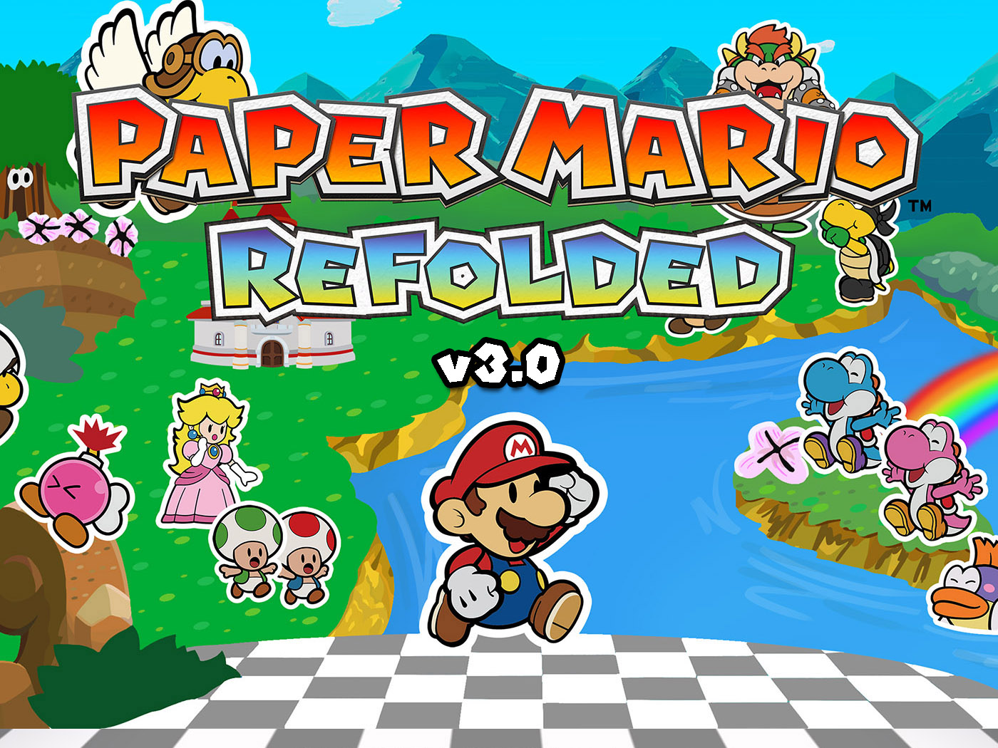 Super Paper Mario Logo