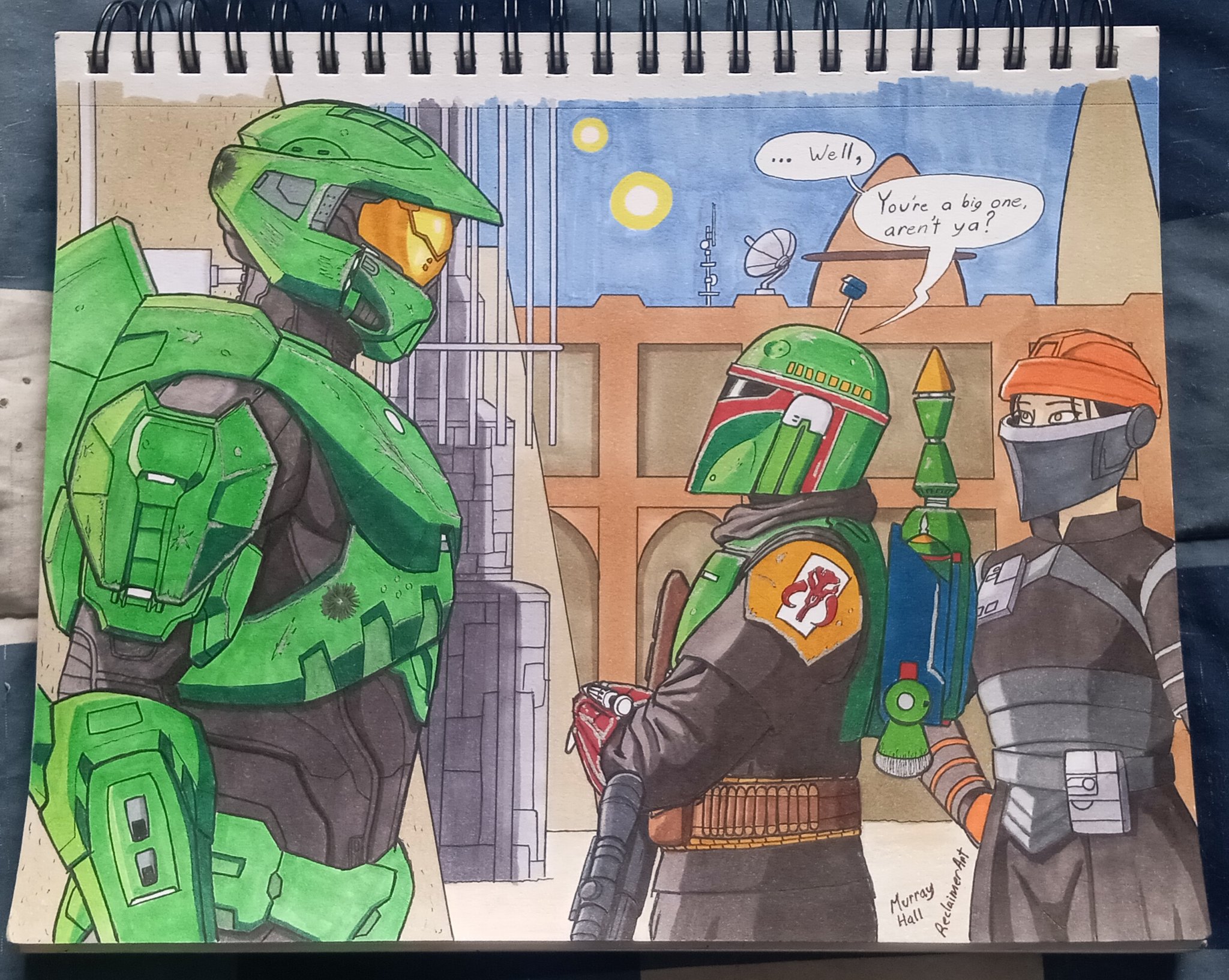 Boba Fett Versus Master Chief Super Soldier Standoff | Battle Arena