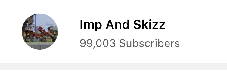 impulseSV on Twitter: "The Imp and Skizz channel (https://t.co/uz33aCuhNt ) is less than 1k subs ...