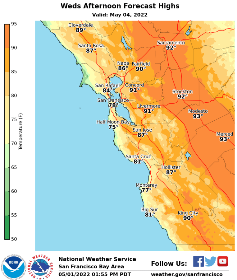 Nws Bay Area π On Twitter As We Enter The Month Of May Warmer Spring