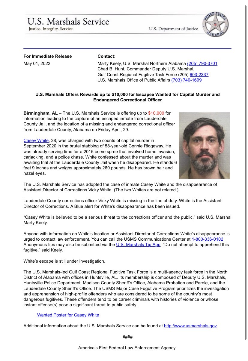 Brittany Harry Waay 31 On Twitter New U S Marshals Now Offering A