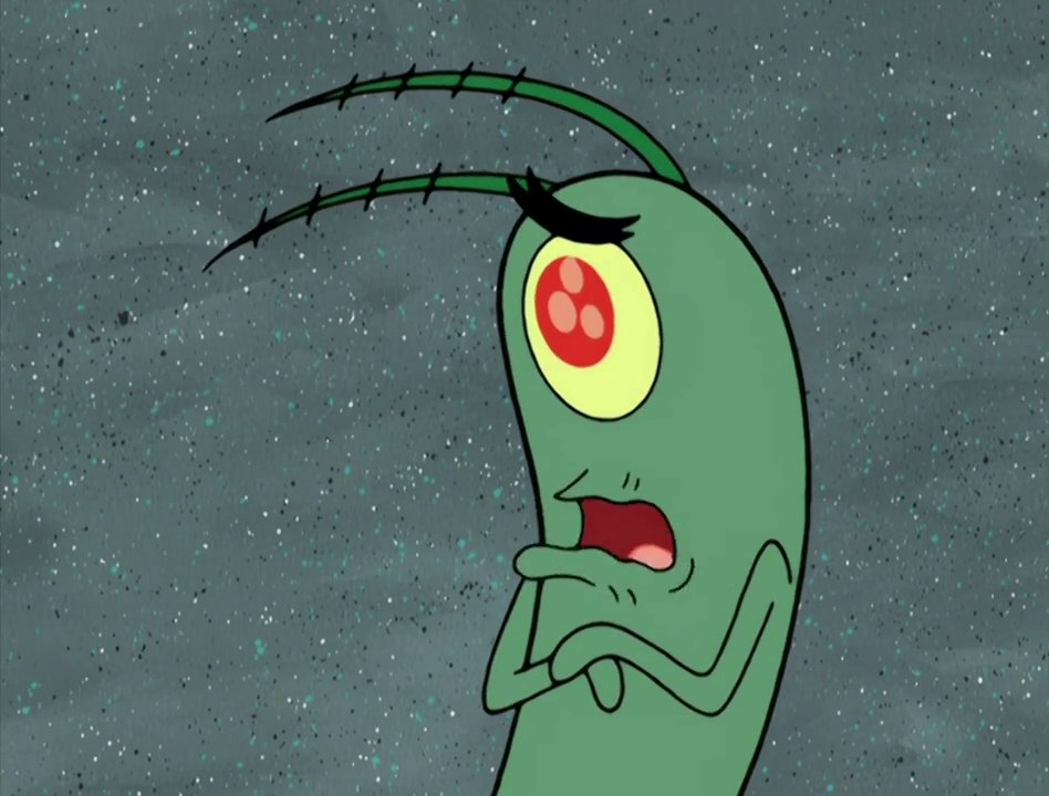 Plankton Spongebob Crying