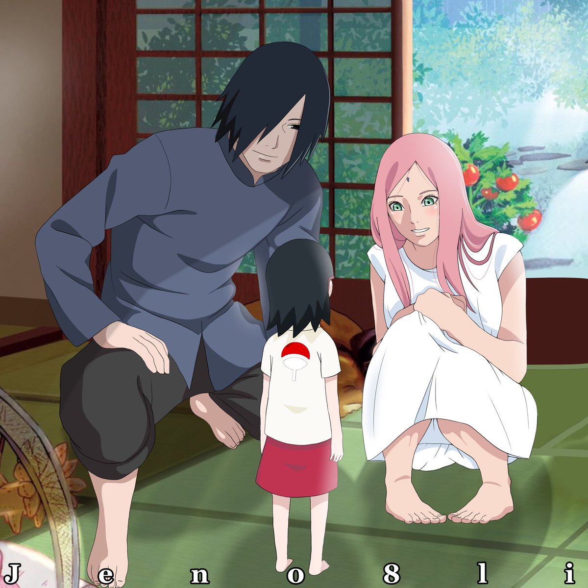 Sakura And Sasuke Baby Girl