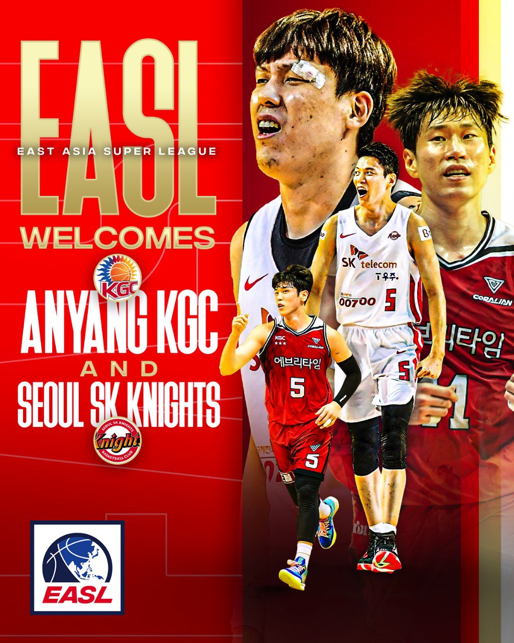 East Asia Super League on Twitter: "🙌 Welcome to the KBL Finalists! The Seoul SK Knights and ...