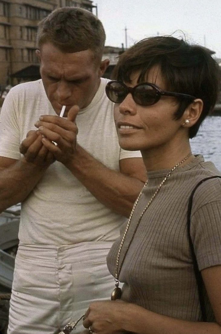 Steve McQueen Et Neile Adams