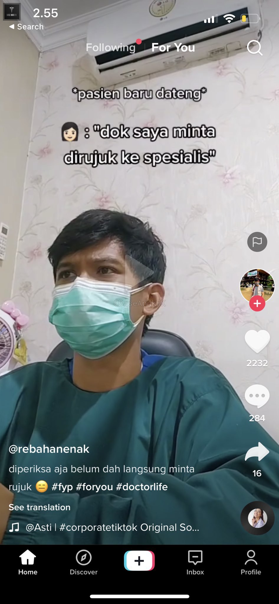 ⚕️Base Anak FK | Open DM📩 on Twitter: "dok emang ga bisa langsung ...