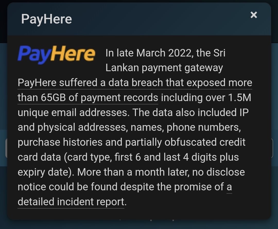 Anjula Hettige on Twitter: "Dear @PayHereLK, why did you fail to inform the 1.5 million of your ...