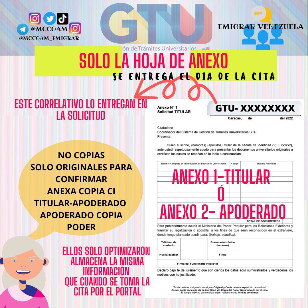 Mccoam on Twitter: "#GTU tiene dos formatos Exposición de Motivos y Anexos. Cada uno para cada ...