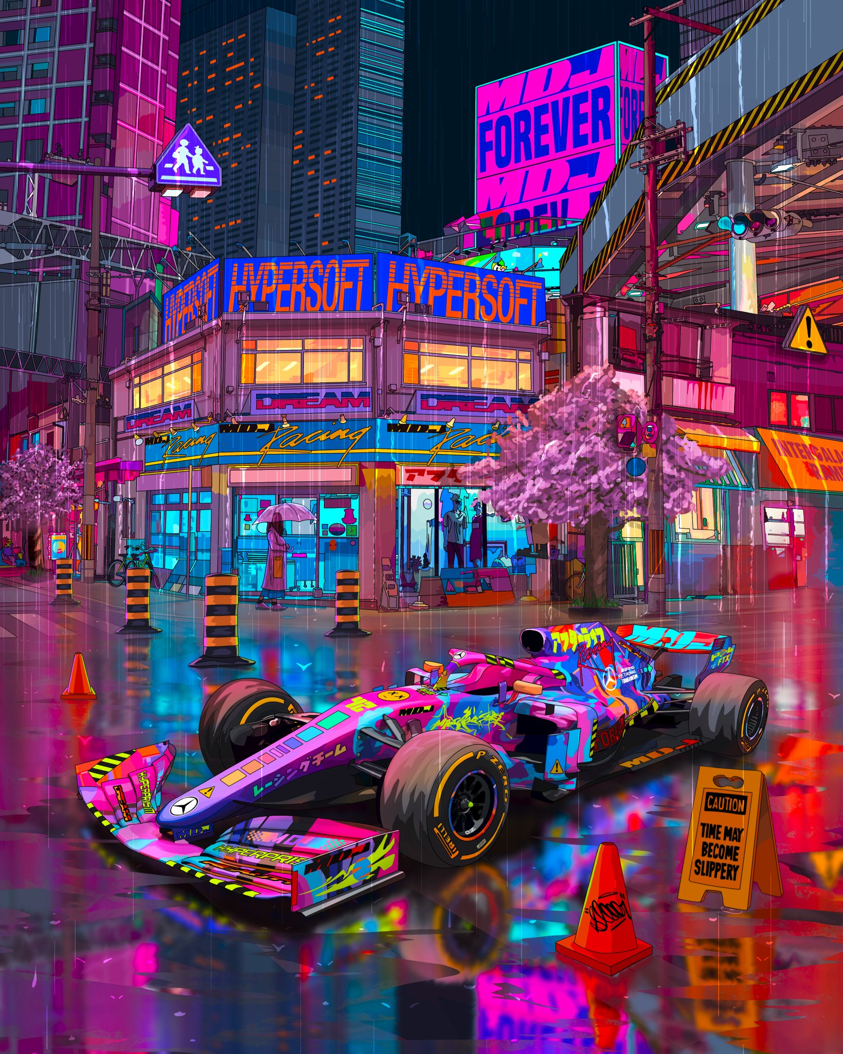 Mercedes-AMG PETRONAS F1 Team on Twitter: "Intersection ⚡ The third NFT in our exclusive ...