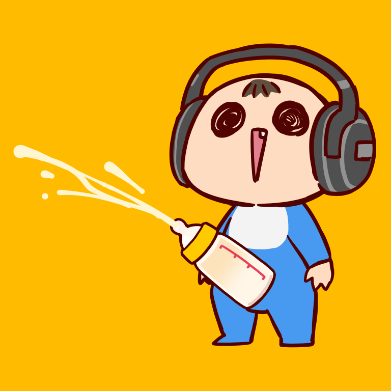 ばつ👶のイラスト