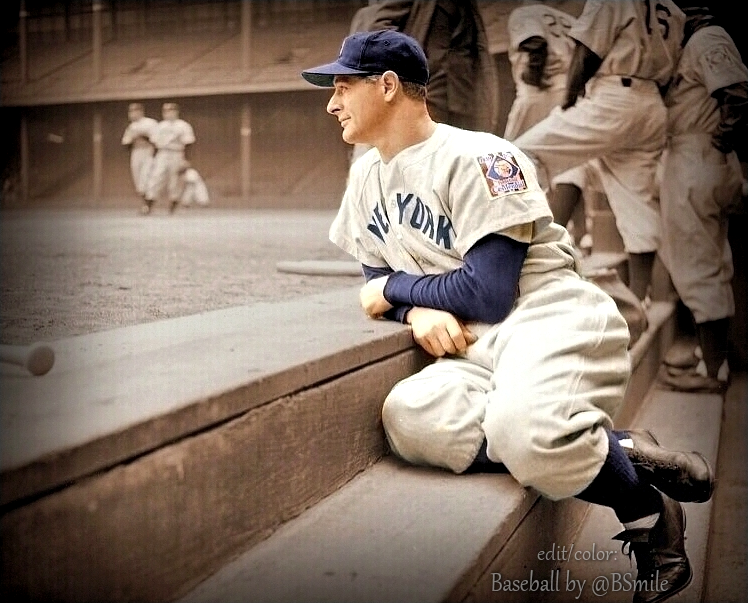 Lou Gehrig In Color
