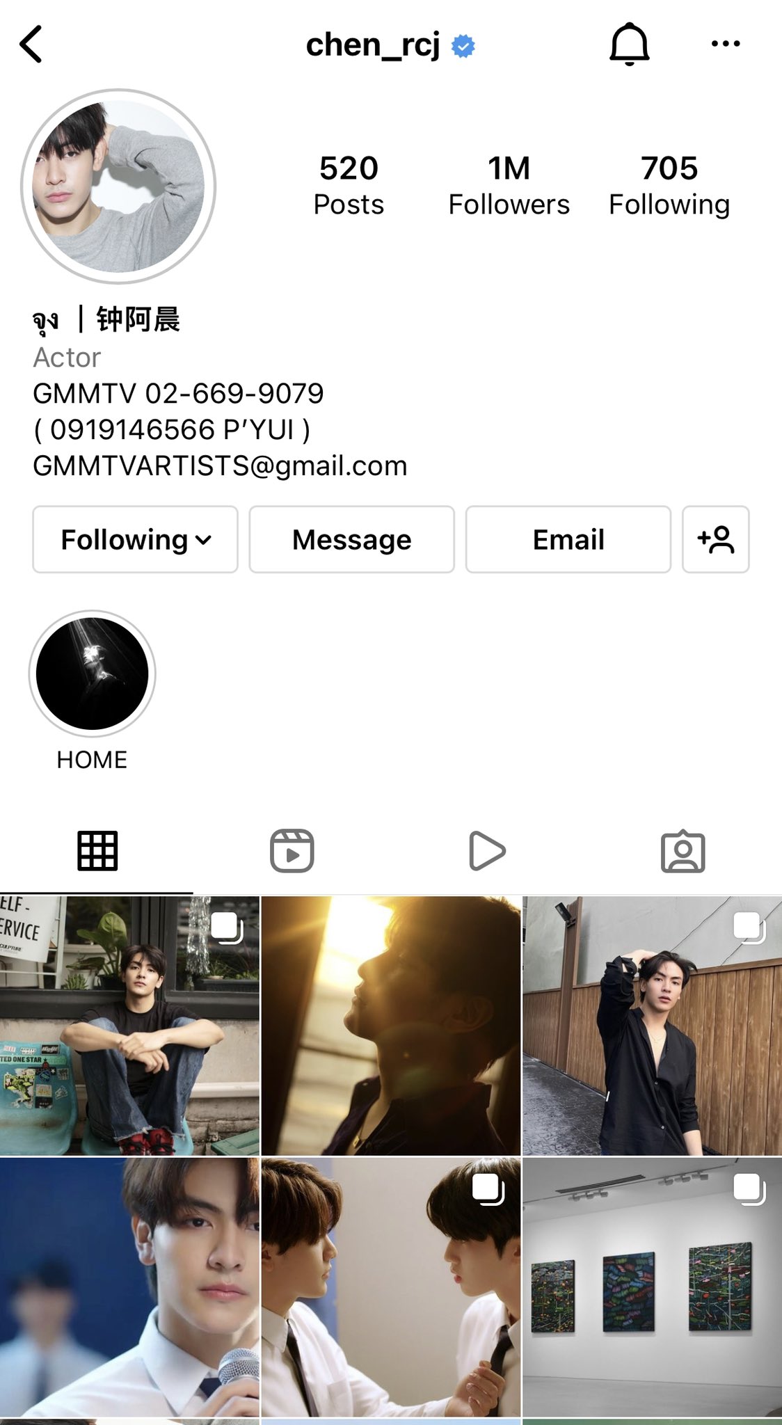 GMMTV on Twitter: "🎉Congrats @ChenRcj 1M IG followers🎉 #GMMTV https://t.co/LR7CkXo1qy" / Twitter