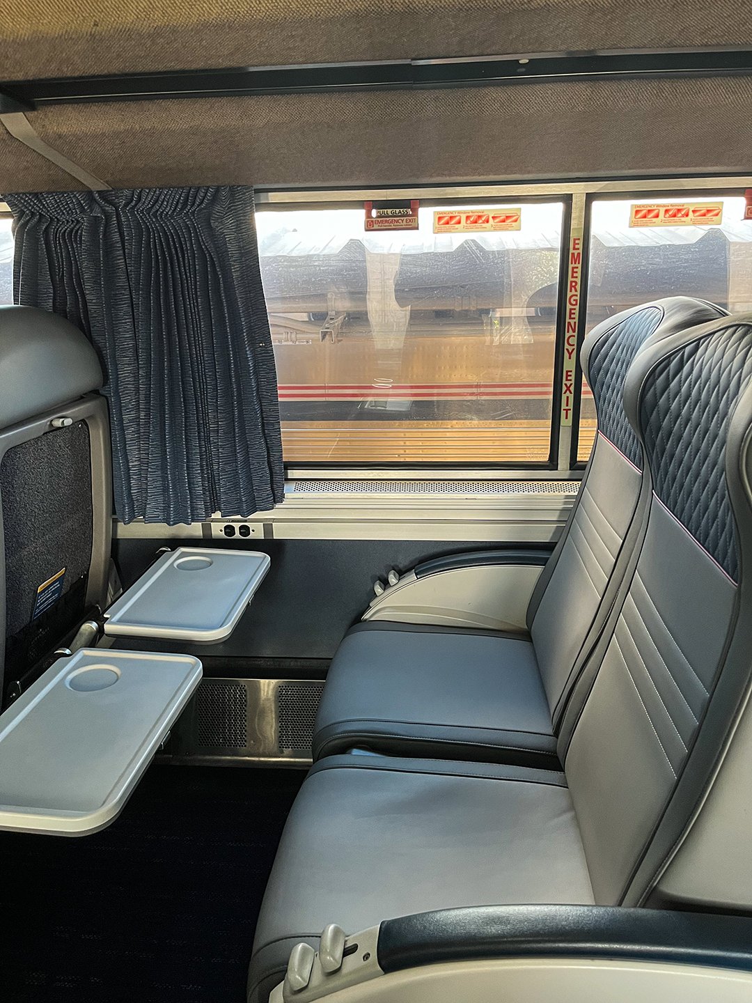 Amtrak Train Coach Seats