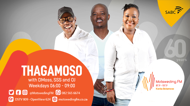 Motsweding FM on Twitter: "📻 #Thagamoso | 🎙️ @DMOS_SA @Selloane_Sebalo @Oatile90 O e reeditse o ...