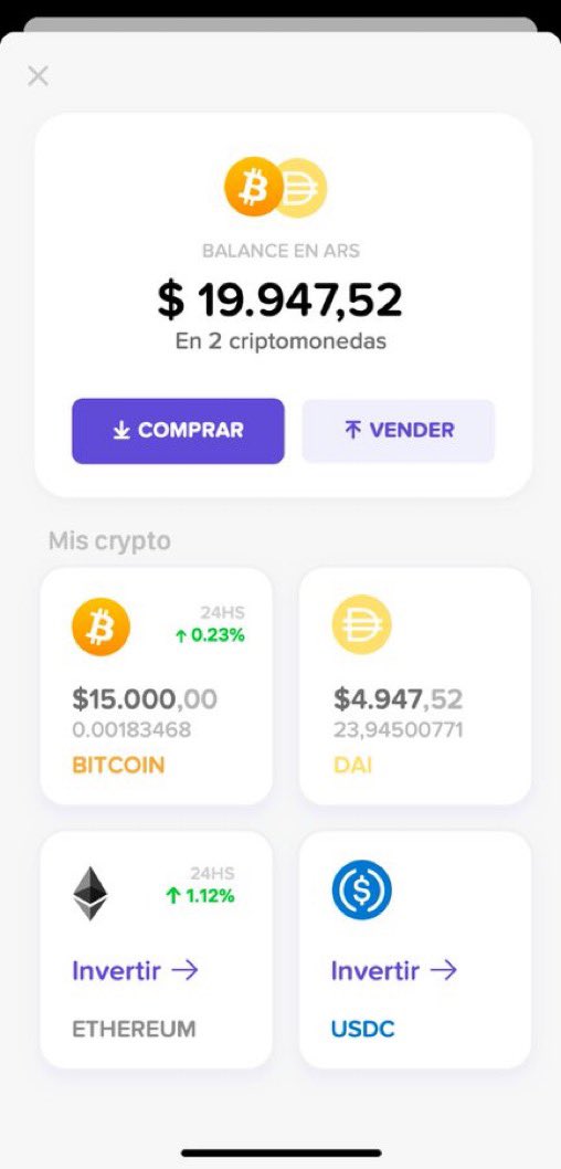 Finanzas Argy 🇦🇷📈⚡ on Twitter: "💣Brubank también permitirá comprar, vender y almacenar ...