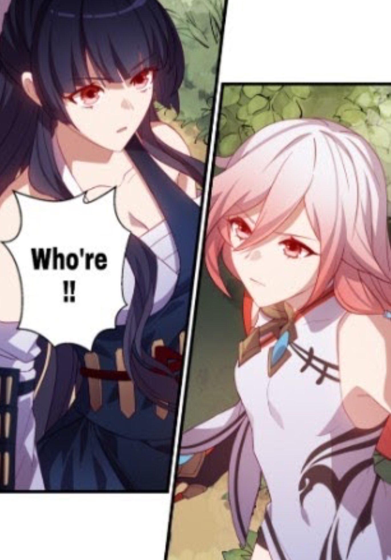 emi on Twitter: "Hokushin Mei calling Immortal Phoenix a Who're!! then start fighting GGZ Honkai ...