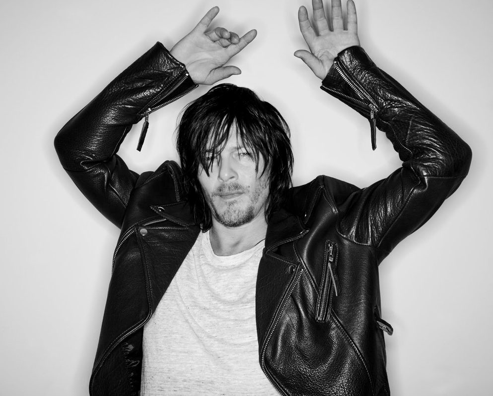 Norman Reedus Photo Shoot Black And White