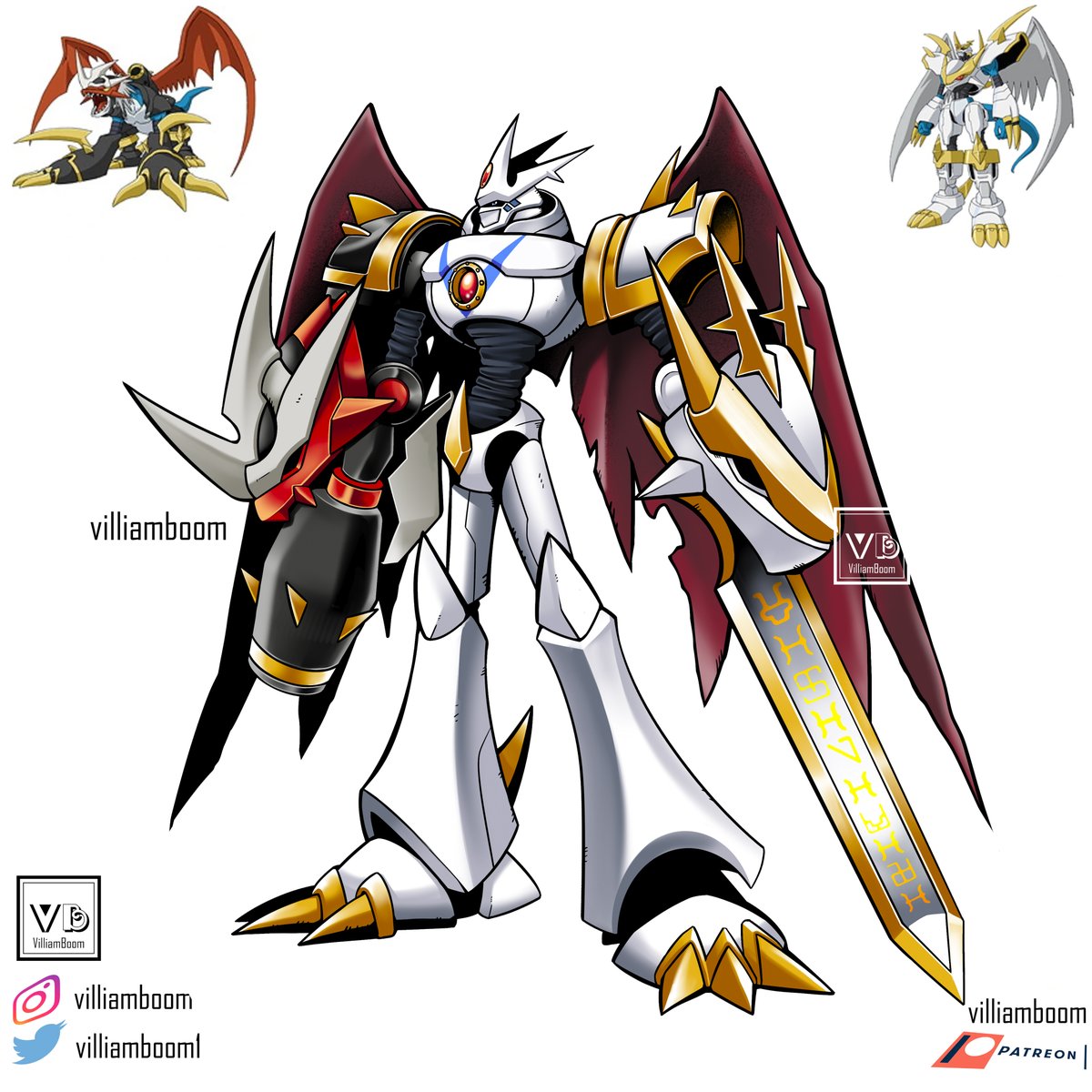 Digimon Omnimon Vs Imperialdramon