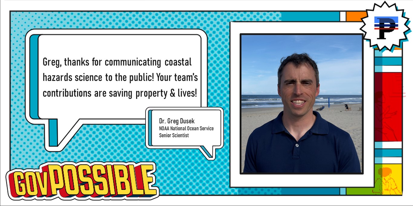Performance.gov on Twitter: "Senior Scientist Greg Dusek from @NOAA @noaaocean is making waves🌊 ...