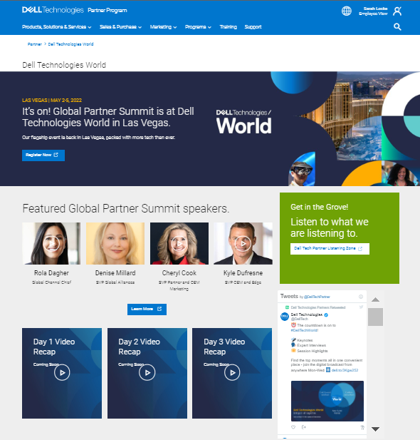 Dell Registration Page