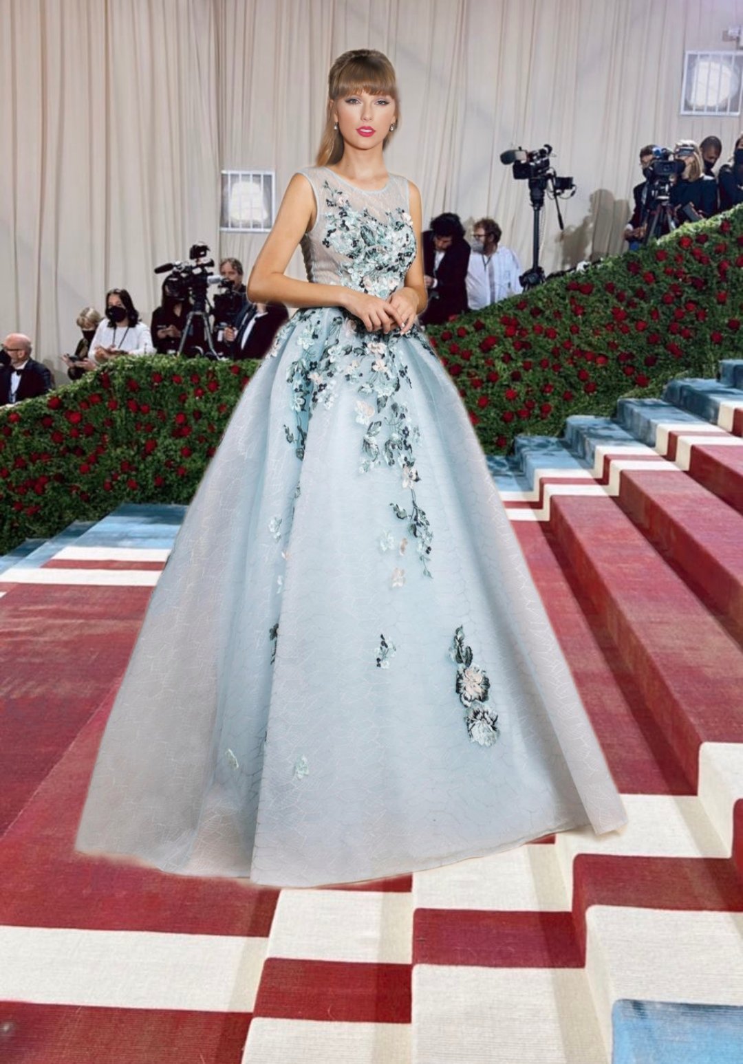 Taylor Swift Blue Dress 2022